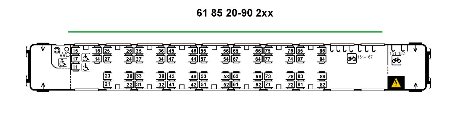 vagonWEB » Descriptions » Seat map SBB
